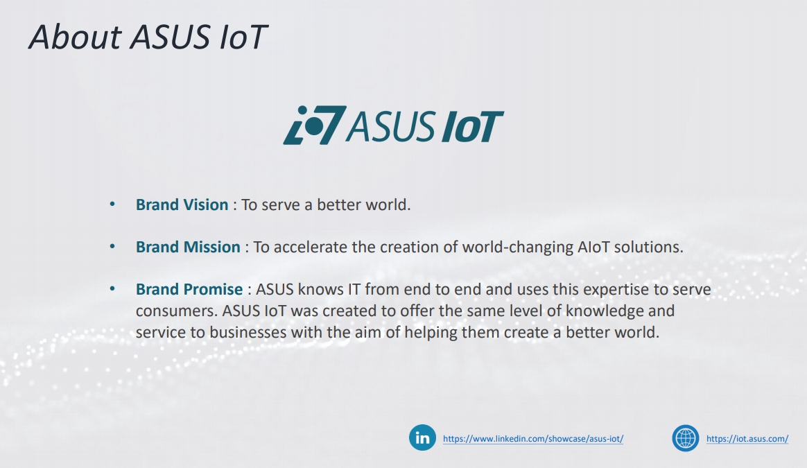 [AIOT] ASUS AIOT 제품군 신로고 및 브랜드 메시지 발표